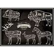 Butcher Board Wallpaper Wall Mural by Magic Murals