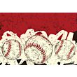 Baseball Graffiti Wallpaper Wall Mural by Magic Murals