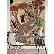 Tree People Wallpaper Wall Mural by Magic Murals
