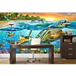 Underwater Turtles Wallpaper Wall Mural by Magic Murals