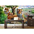 Hidden Tigers Wallpaper Wall Mural by Magic Murals