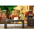 Sunday Afternoon Awaits Wallpaper Mural by Magic Murals