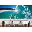 Blue Pocket Wallpaper Wall Mural by Magic Murals