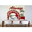 Fine Tea Wallpaper Wall Mural by Magic Murals