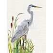 Waterbirds & Cattails I Wallpaper Mural by Magic Murals