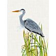 Waterbirds & Cattails II Wallpaper Mural by Magic Murals