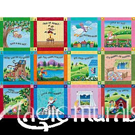 Nursery Rhymes 2 Wallpaper Wall Mural by Magic Murals